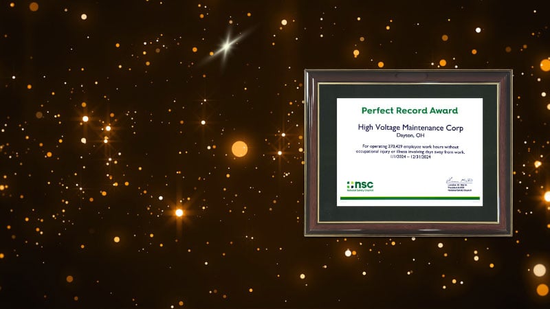 HVM Earns National Safety Council’s “Perfect Record Award” for the ...